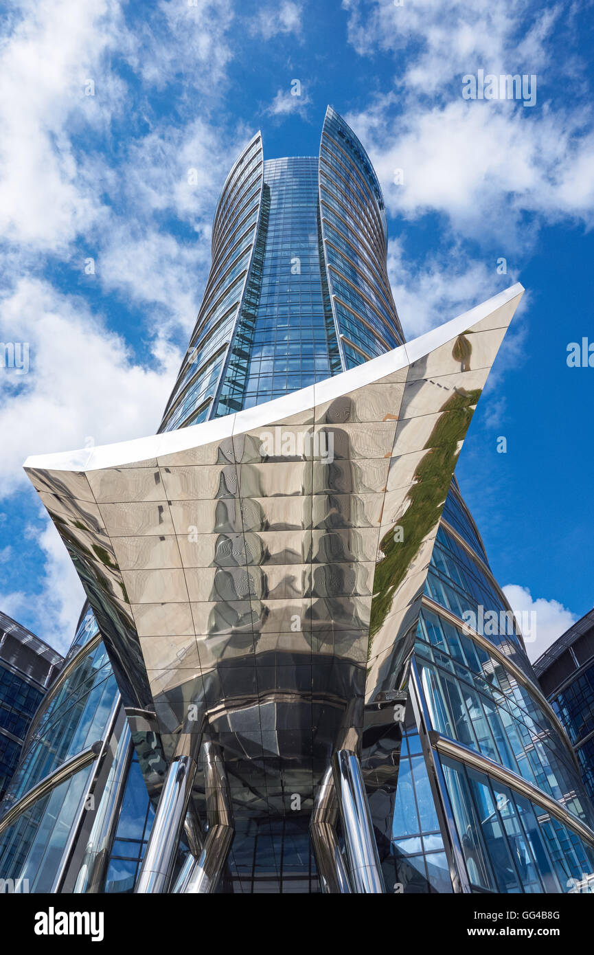 The Warsaw Spire office buildings in Warsaw, Poland Stock Photo - Alamy