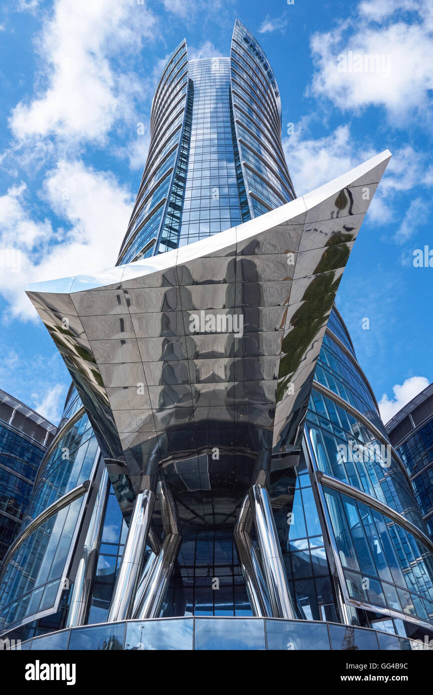 The Warsaw Spire office buildings in Warsaw, Poland Stock Photo - Alamy