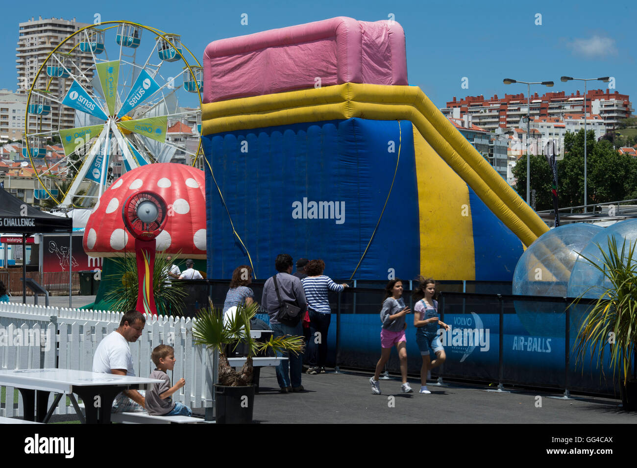 Inflatable amusement ride hi-res stock photography and images - Alamy