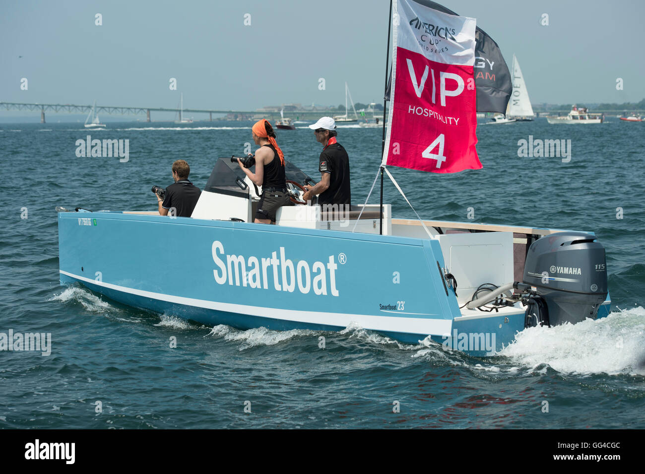 Smartboat power boat Stock Photo - Alamy