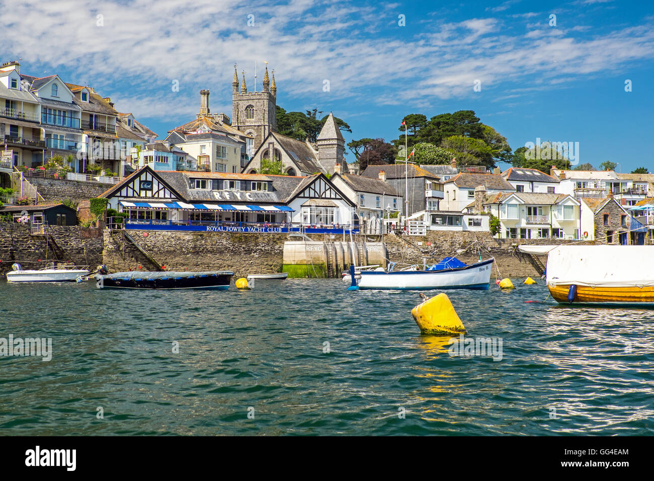 Fowey harbor hi-res stock photography and images - Alamy
