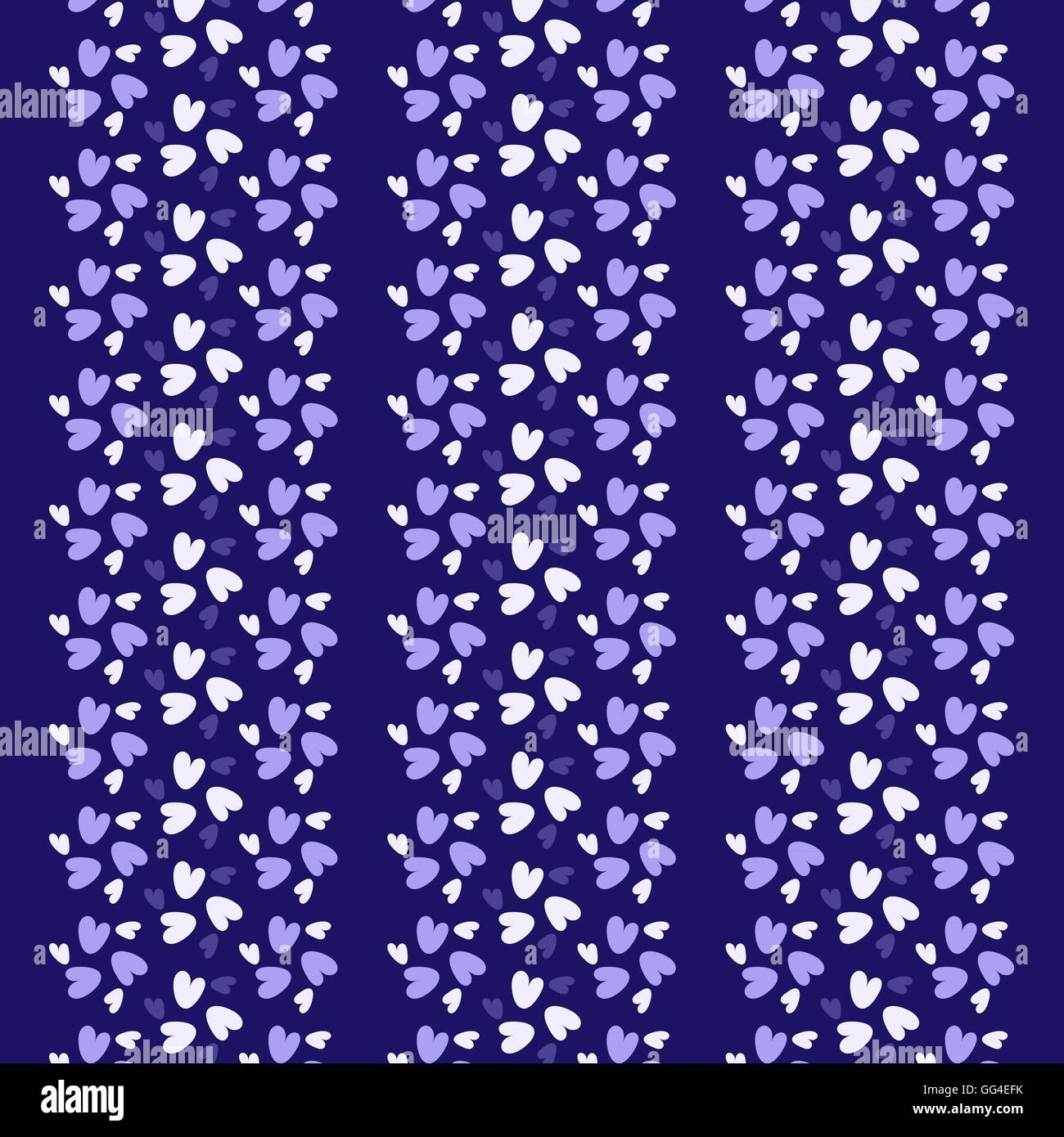Blue and white hearts seamless wallpaper stripes pattern background ...