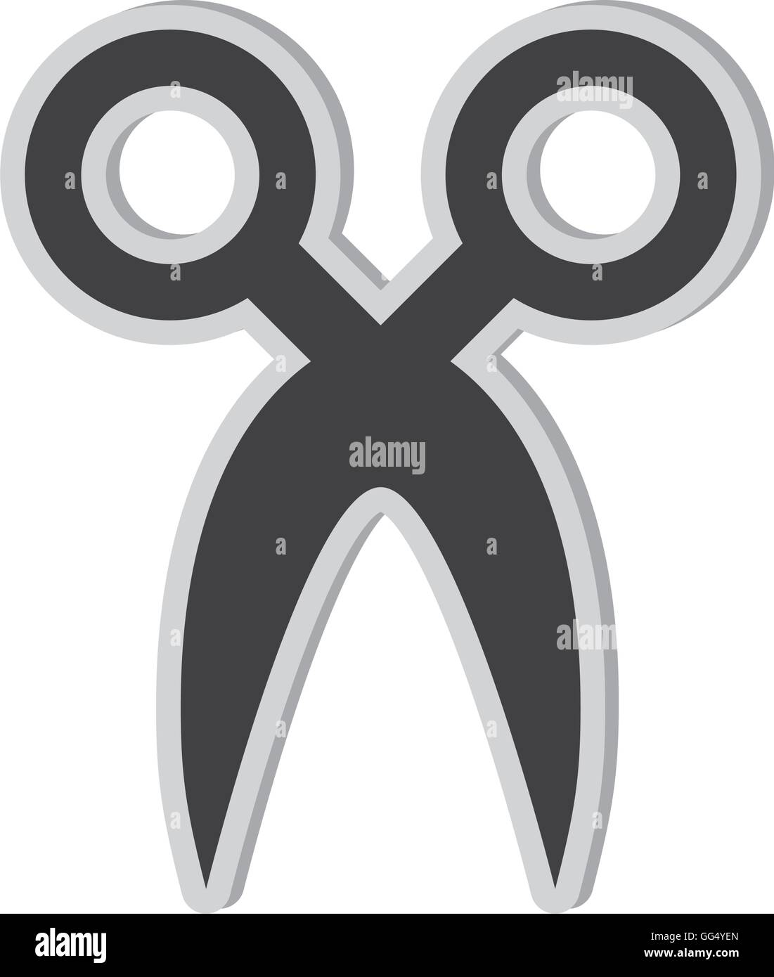 scissors school supply icon Stock Vector Image & Art - Alamy