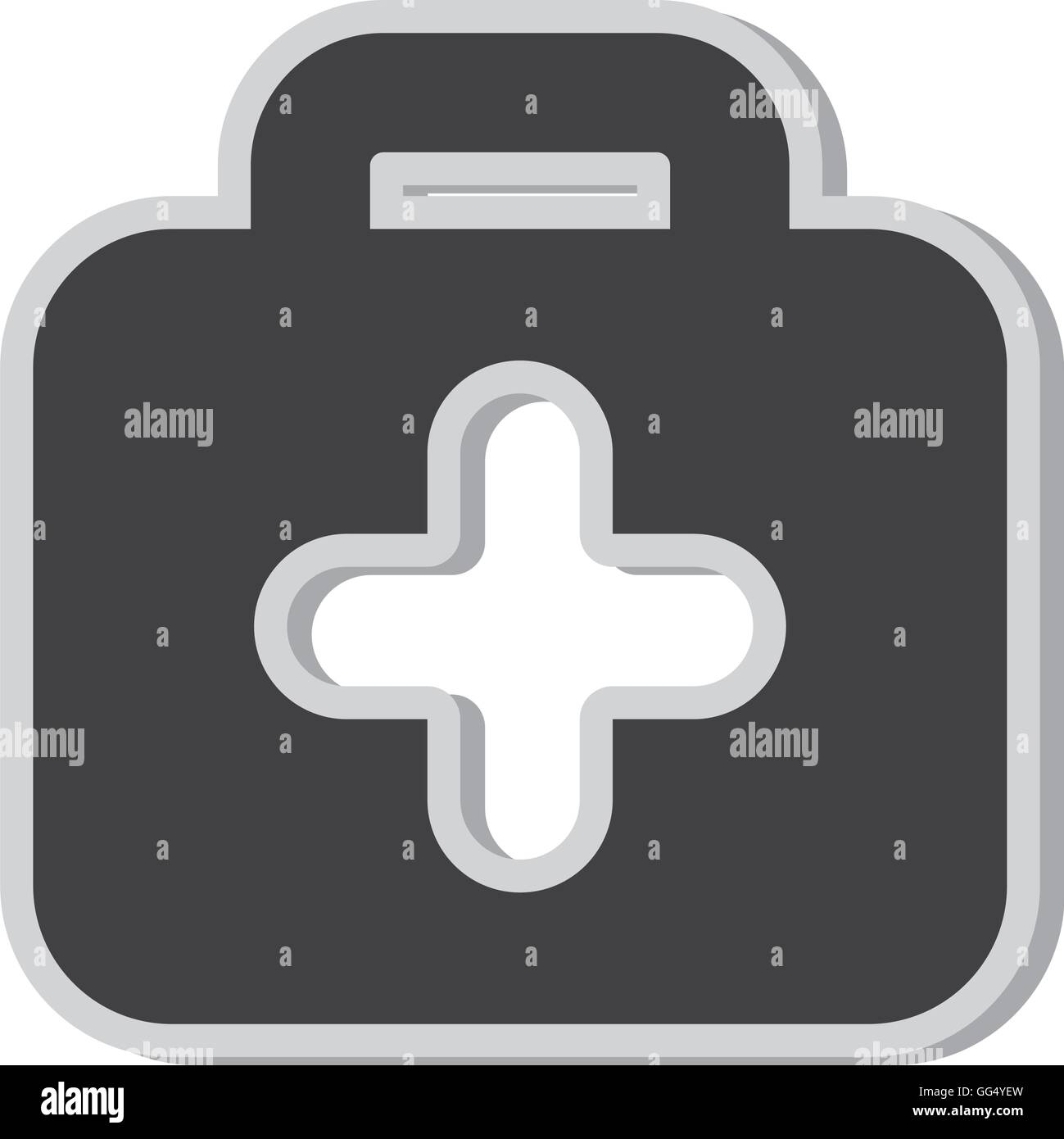 medical kit cross icon Stock Vector Image & Art - Alamy