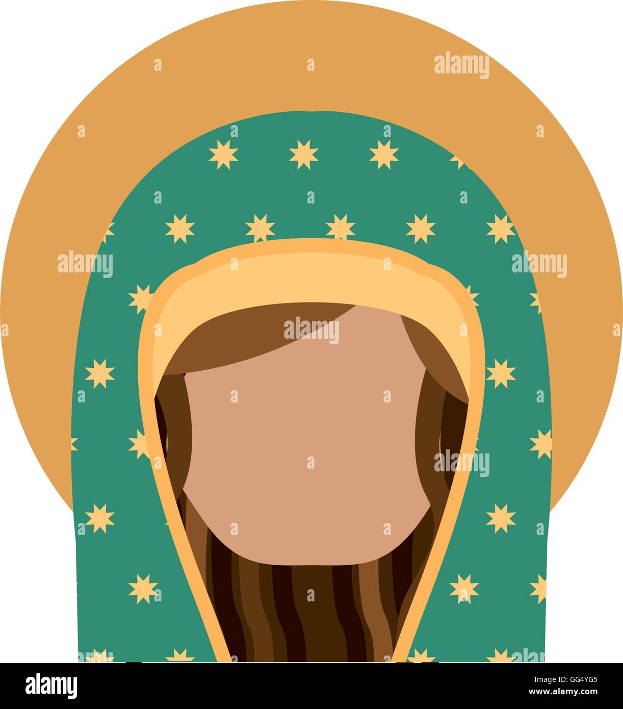 virgin mary cute icon Stock Vector Image & Art - Alamy