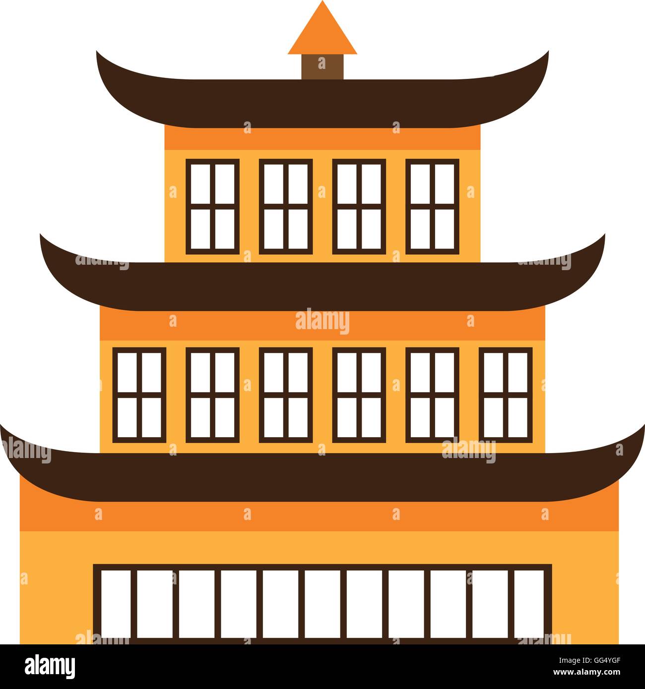 building culture japanese icon Stock Vector Image & Art - Alamy