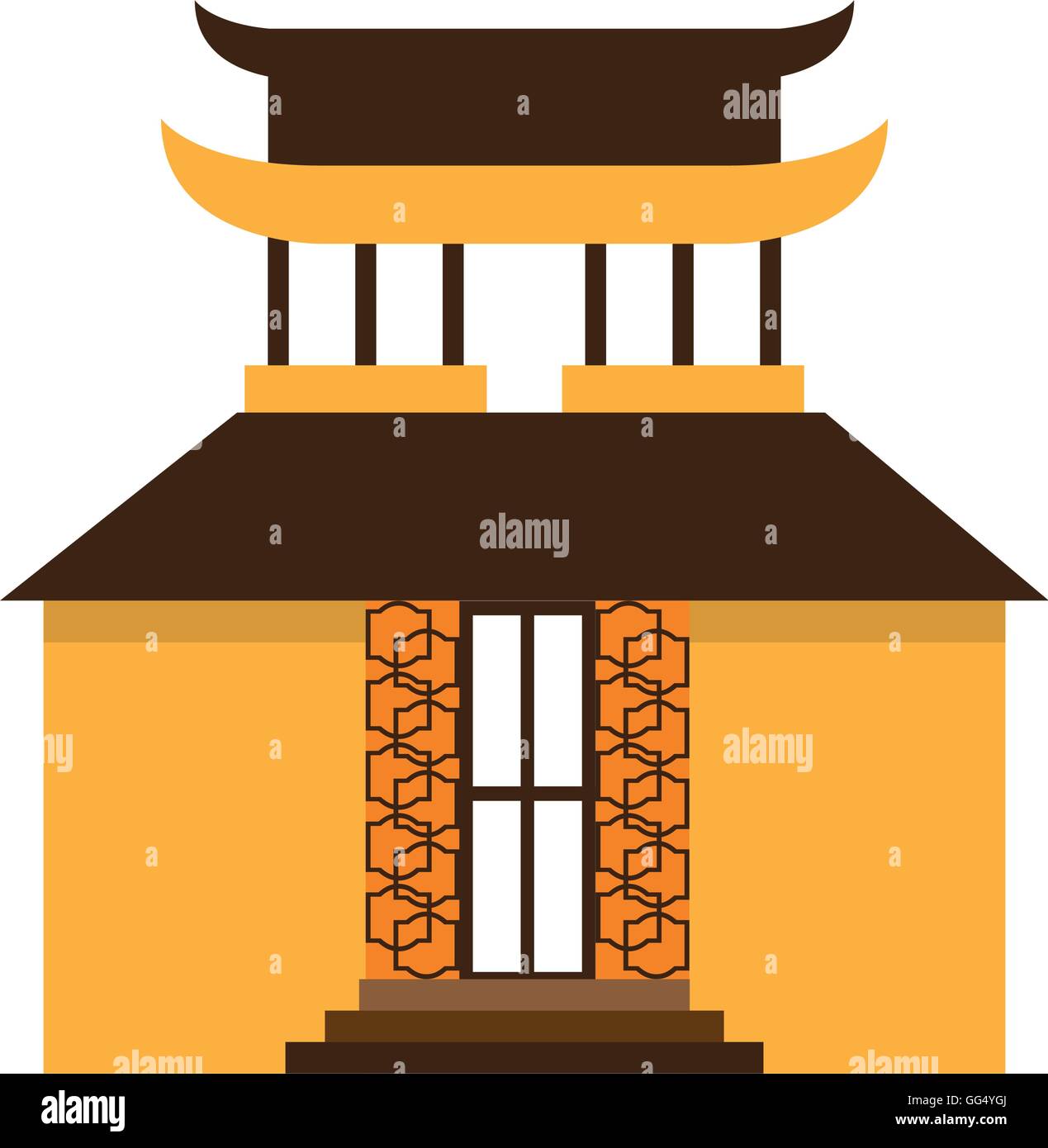 building culture japanese icon Stock Vector Image & Art - Alamy