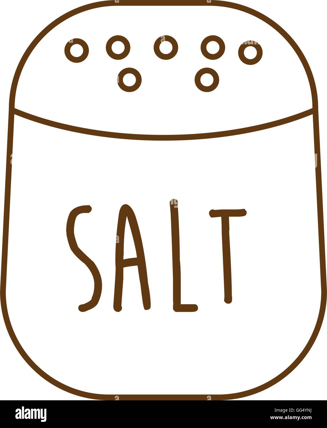 salt ingredient isolated icon Stock Vector Image & Art - Alamy