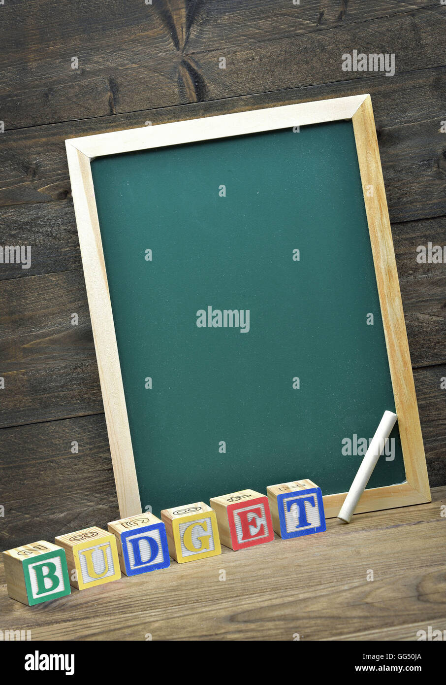 Budget word on school board hi-res stock photography and images - Alamy