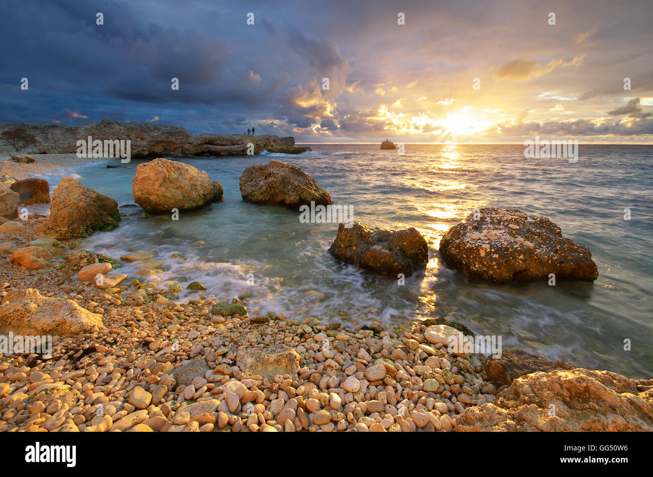 Beautiful seascape. Composition of nature Stock Photo - Alamy
