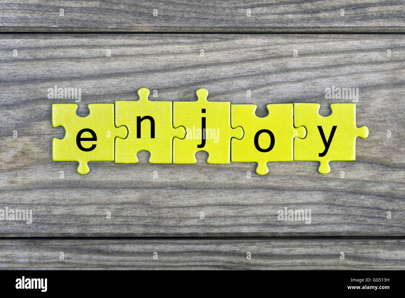 Puzzle pieces with word Enjoy Stock Photo - Alamy Puzzle pieces with word Enjoy Stock Photo - Alamy