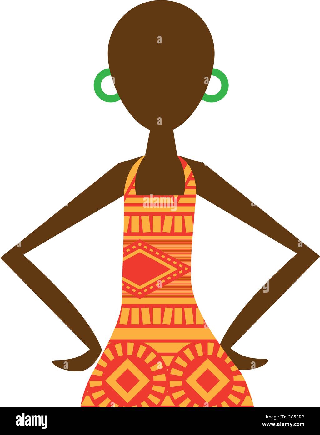 african woman figure icon Stock Vector Image & Art - Alamy