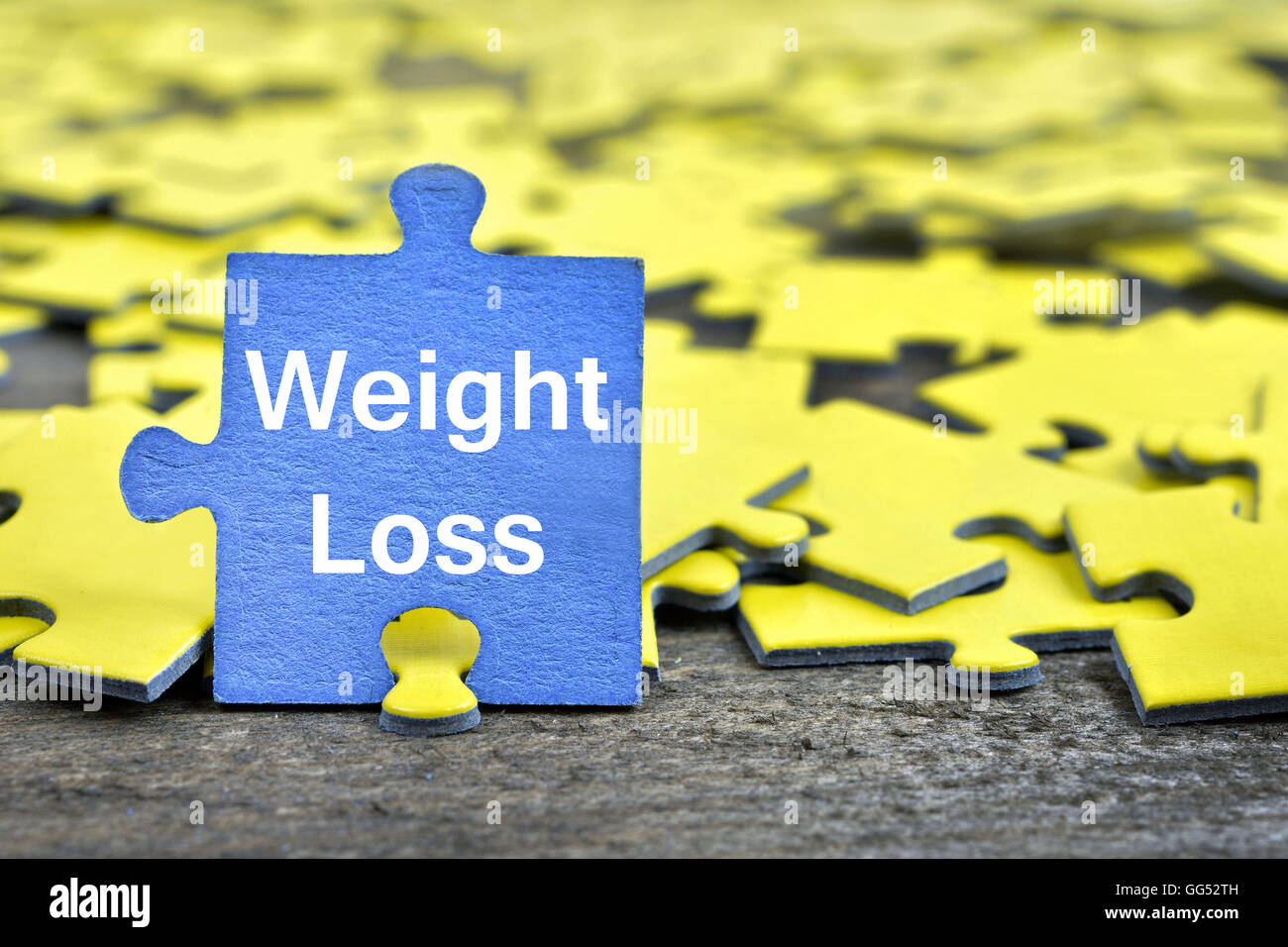 Puzzle pieces with word Weight Loss Stock Photo - Alamy