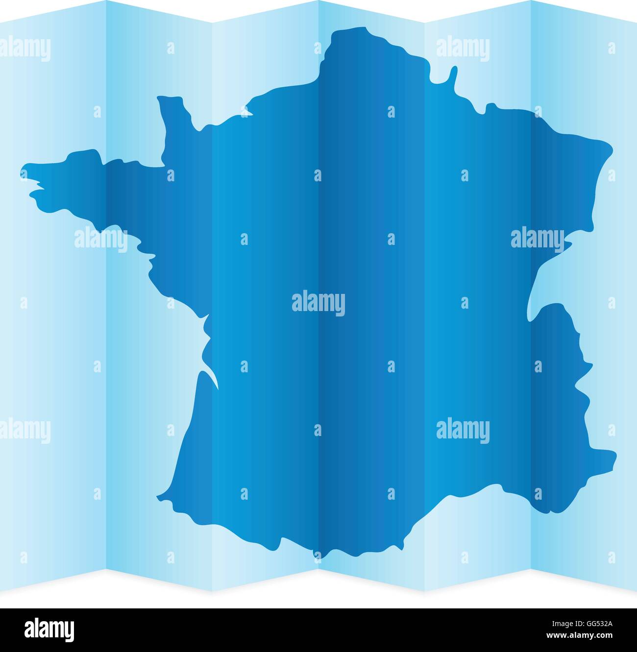 Map of france vector vectors hi-res stock photography and images - Alamy
