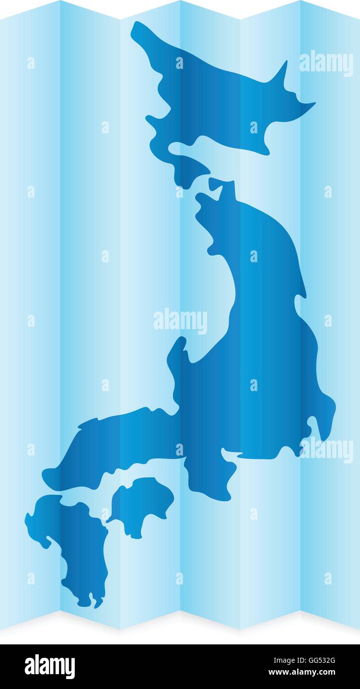 Japan map on a white background. Vector illustration Stock Vector Image ...