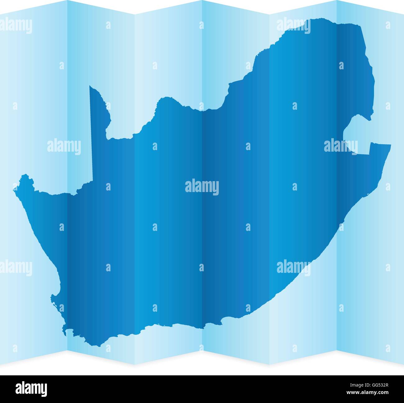 South Africa map on a white background. Vector illustration Stock ...