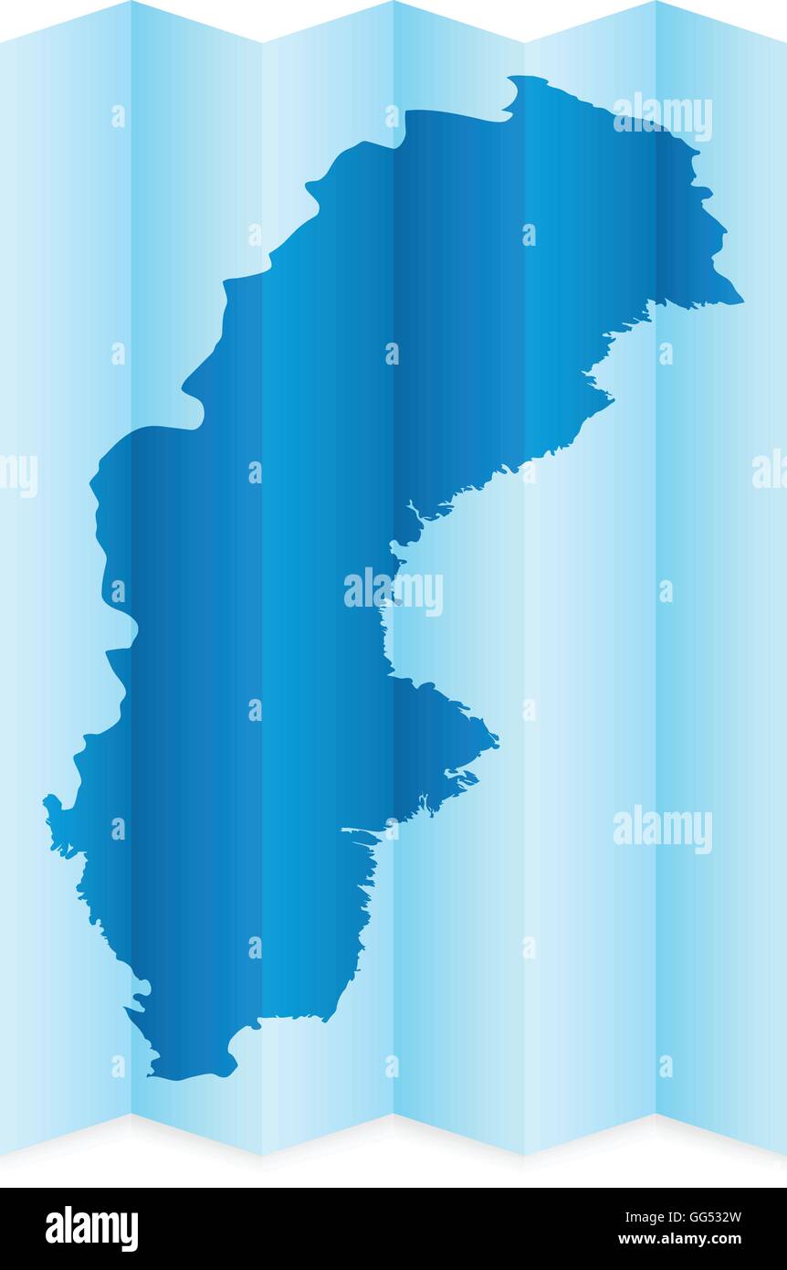 Sweden map on a white background. Vector illustration Stock Vector ...