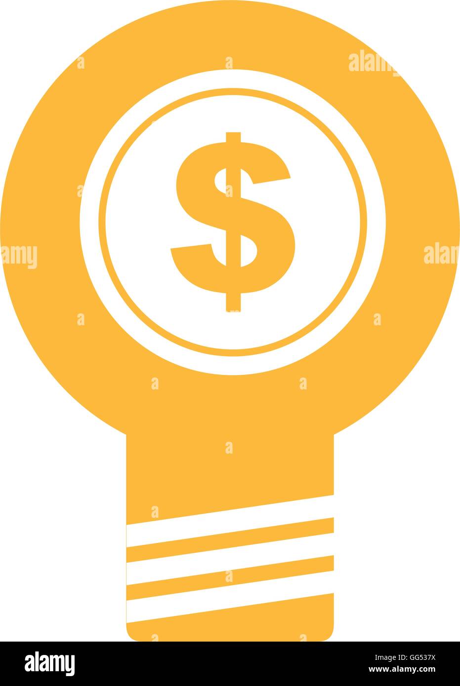 bulb light business isolated icon Stock Vector Image & Art - Alamy