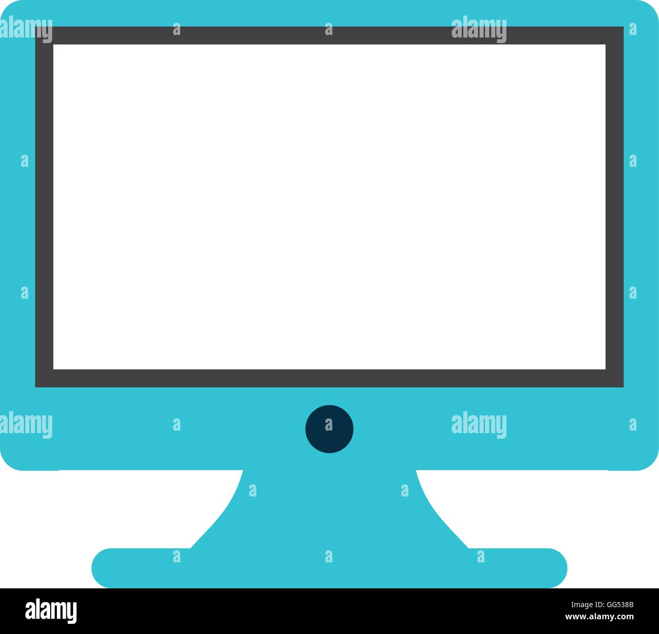 monitor computer desktop icon Stock Vector Image & Art - Alamy