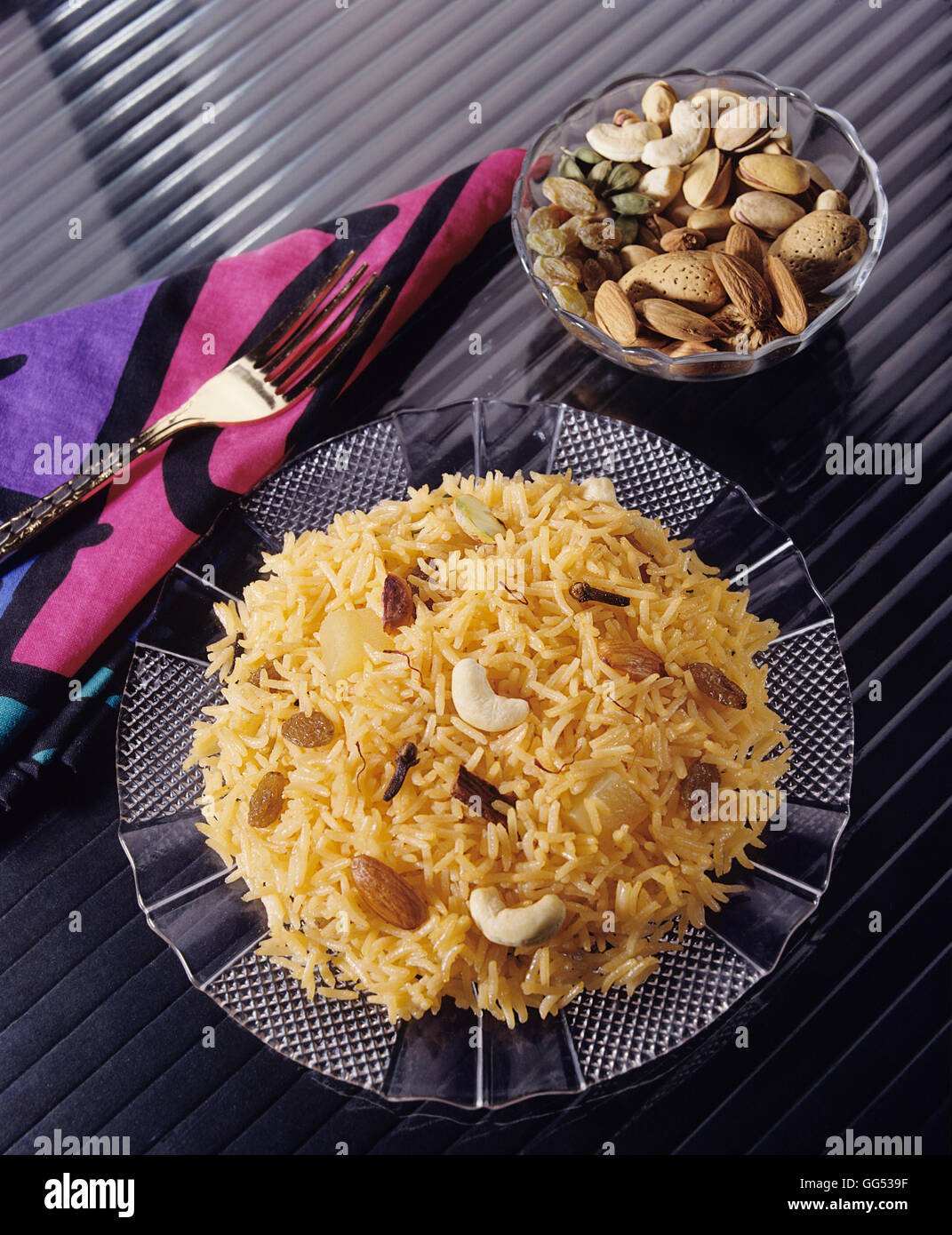 Dry fruit pulao Stock Photo - Alamy