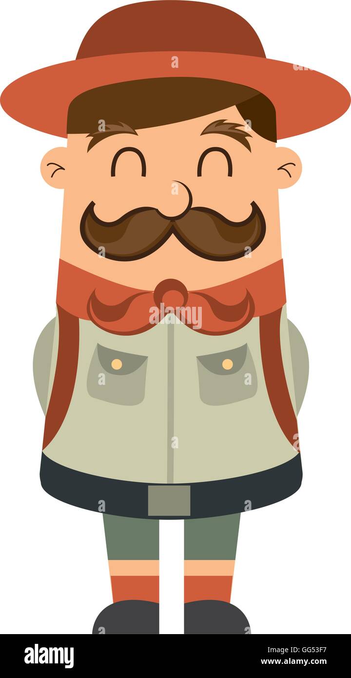 man scout mustache icon Stock Vector Image & Art - Alamy