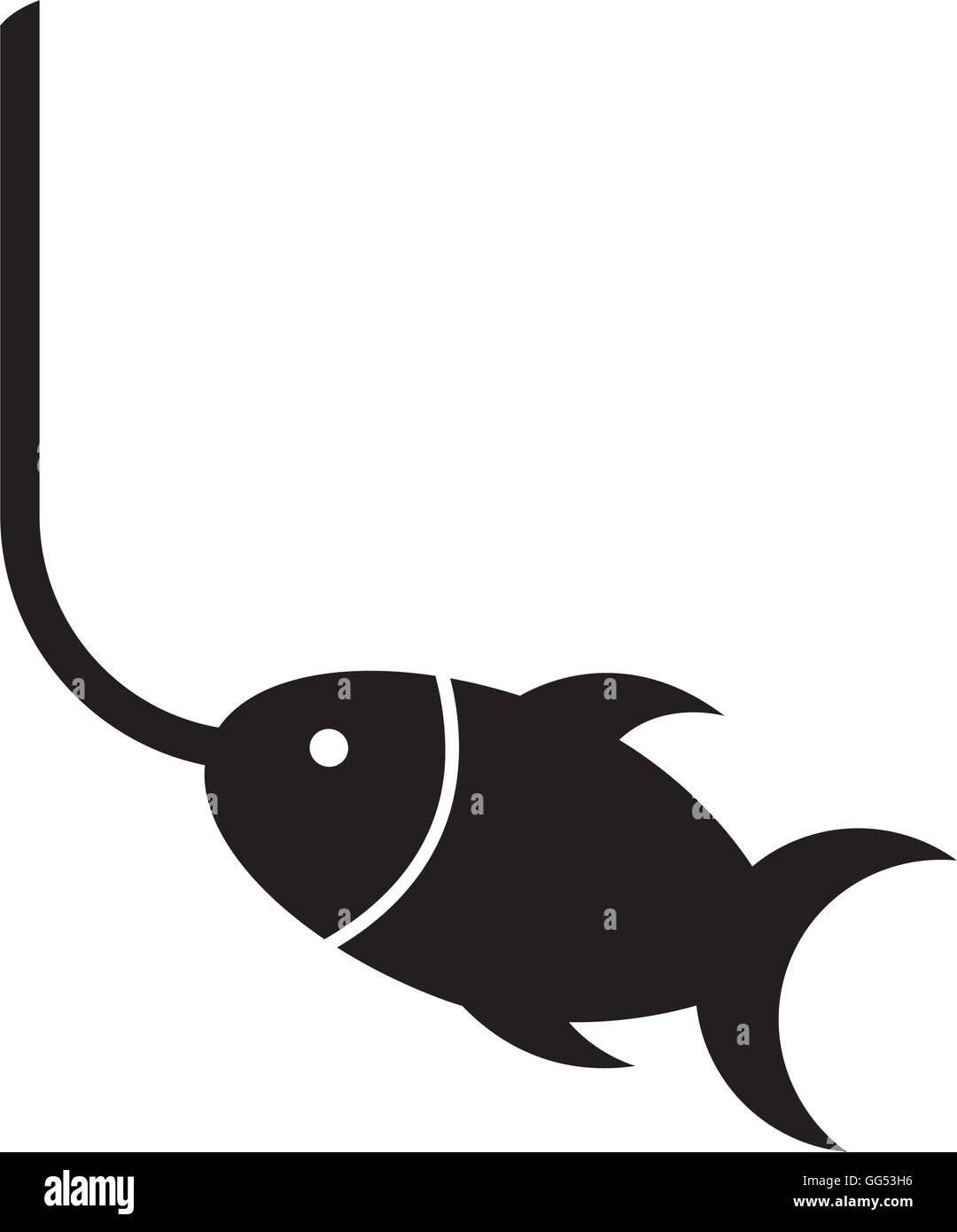 Treble hook Stock Vector Images - Alamy