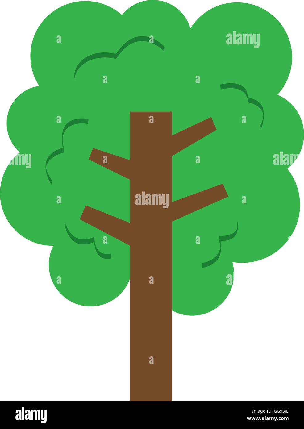 tree plant eco icon Stock Vector Image & Art - Alamy