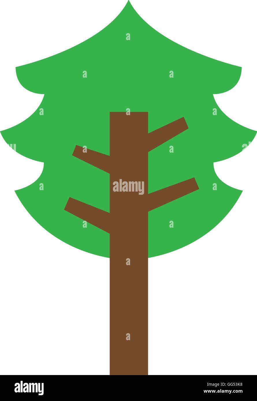 tree plant eco icon Stock Vector Image & Art - Alamy