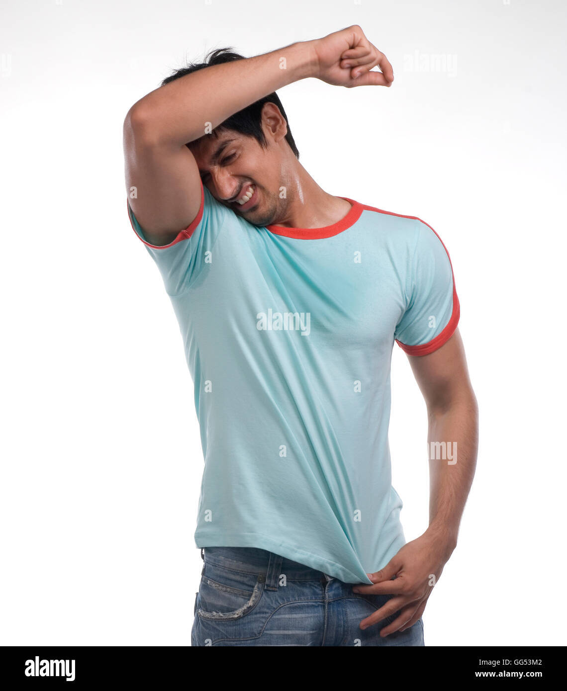 Body odour and man hi-res stock photography and images - Alamy