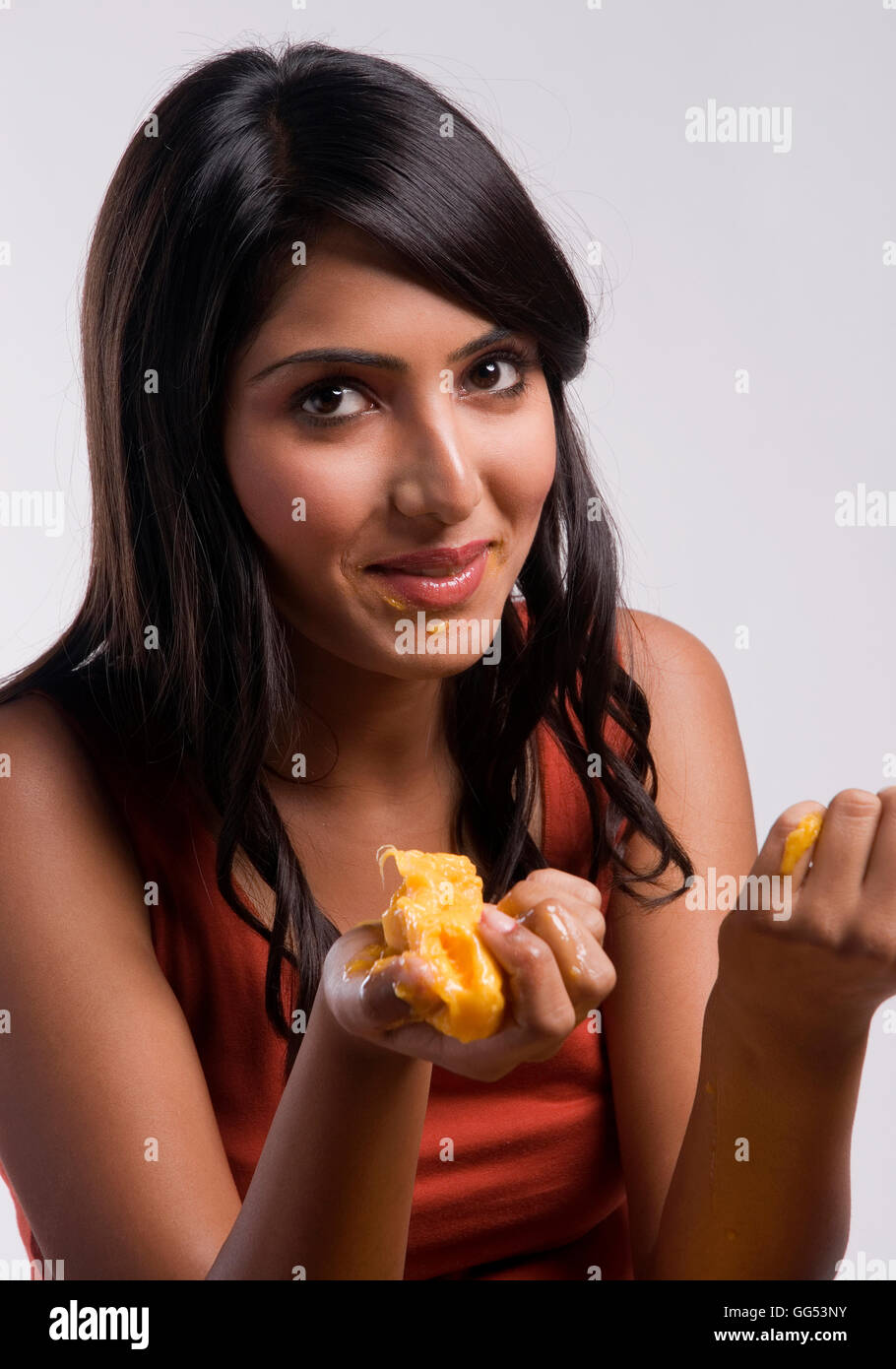 Inside mango hi-res stock photography and images - Alamy