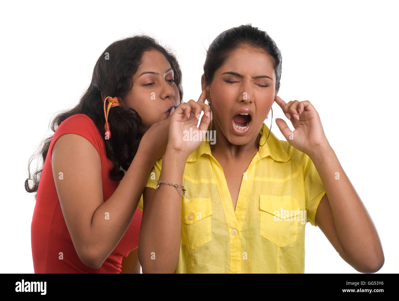 Mouth whistling young hi-res stock photography and images - Alamy