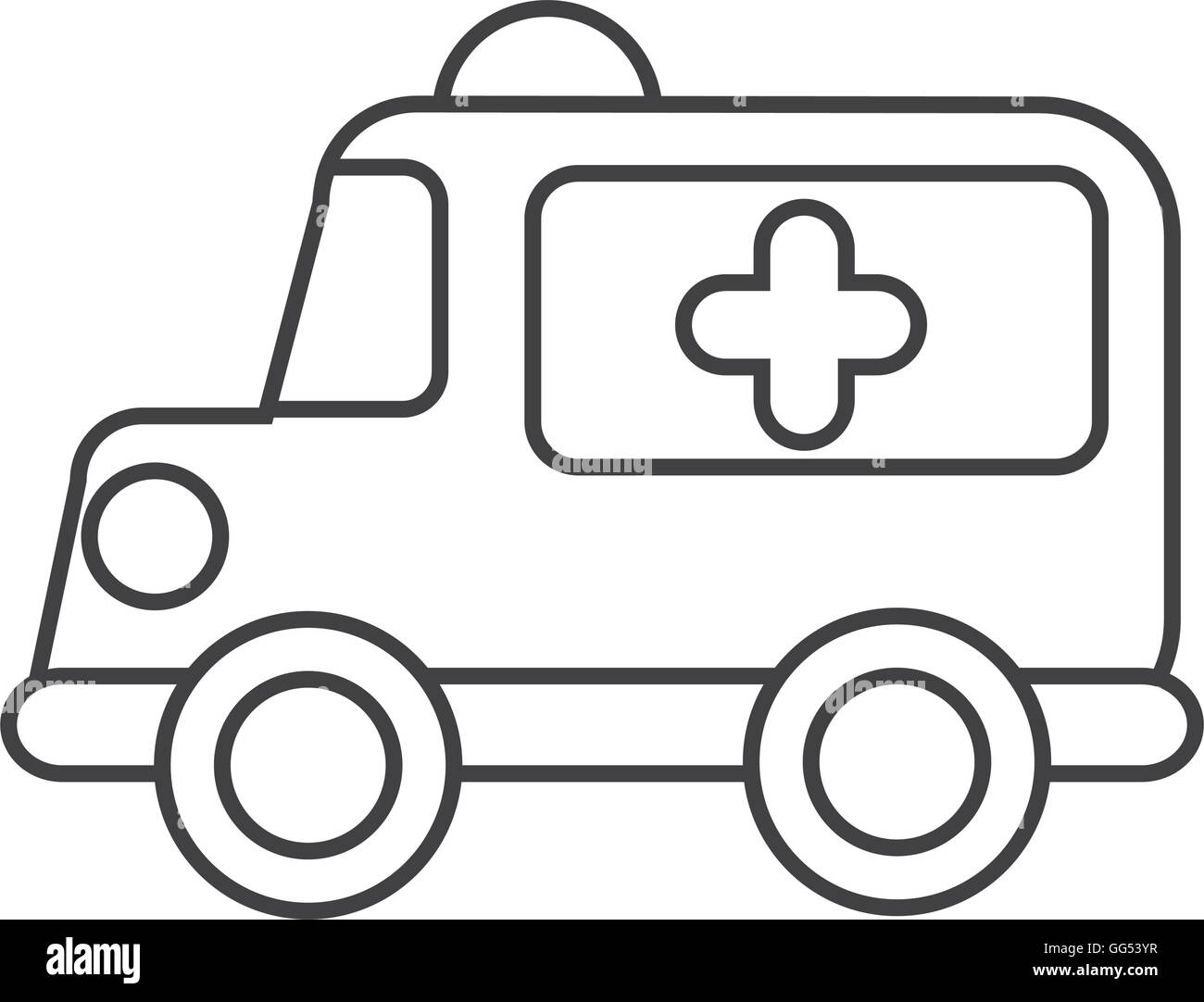 ambulance emergency toy icon Stock Vector Image & Art - Alamy