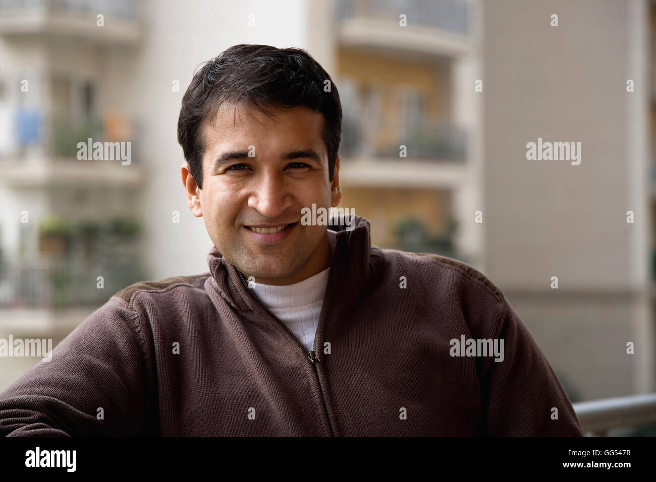 Portrait of a man smiling Stock Photo - Alamy