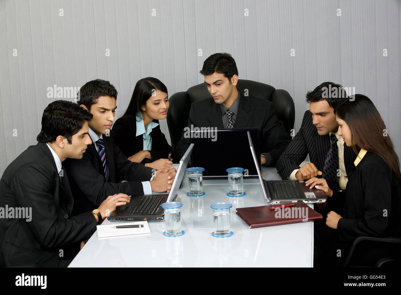 In a meeting Stock Photo - Alamy