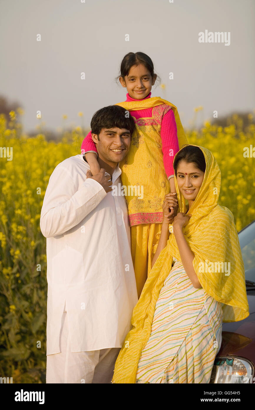 A typical rural family Stock Photo - Alamy