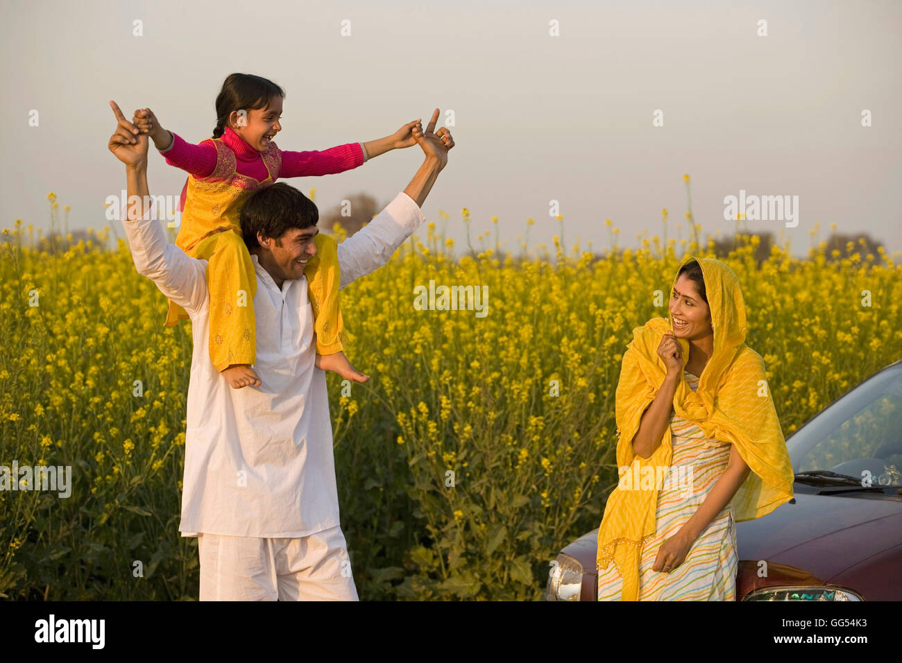 A typical rural family Stock Photo - Alamy