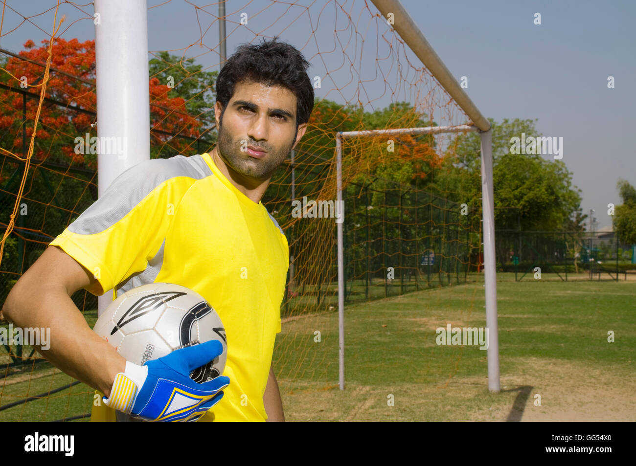 Indian goalkeeper hi-res stock photography and images - Alamy