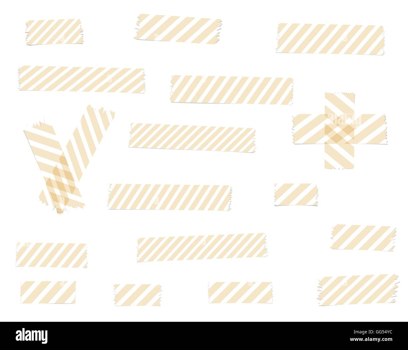 Striped tapes hi-res stock photography and images - Alamy