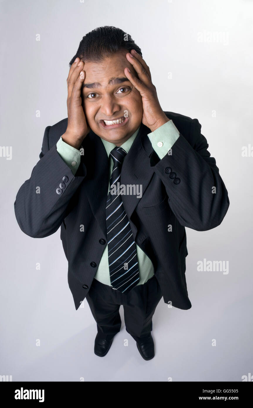 A frustrated executive Stock Photo - Alamy
