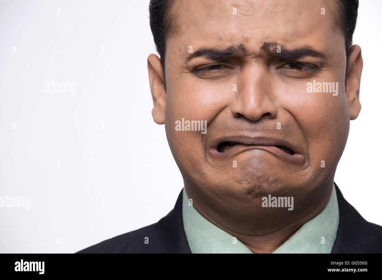 An executive crying Stock Photo - Alamy