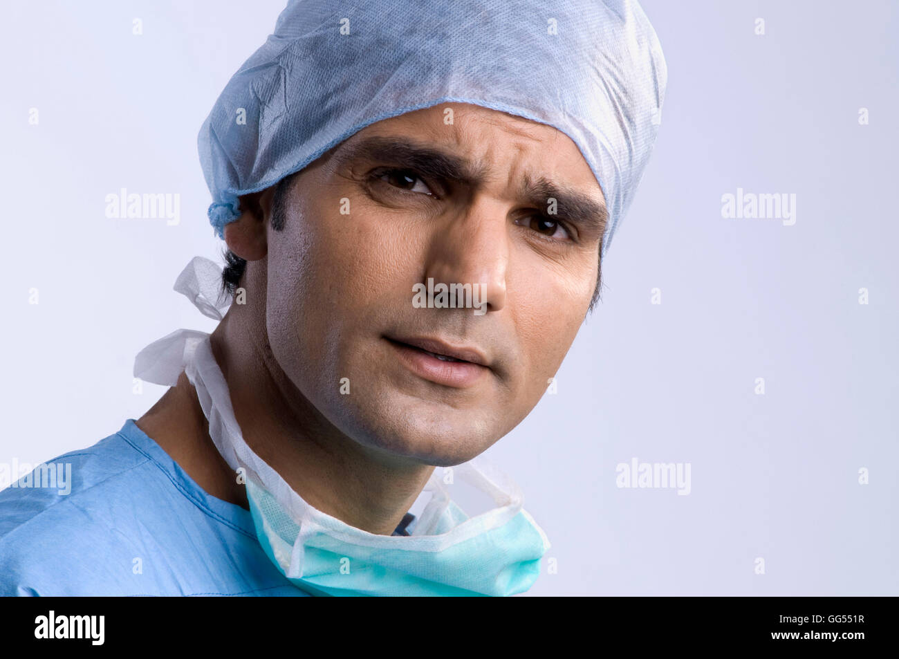 Portrait of a surgeon Stock Photo - Alamy