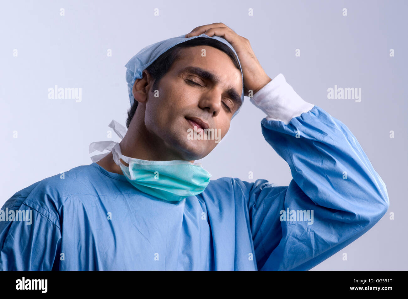 Doctor after surgery Stock Photo - Alamy