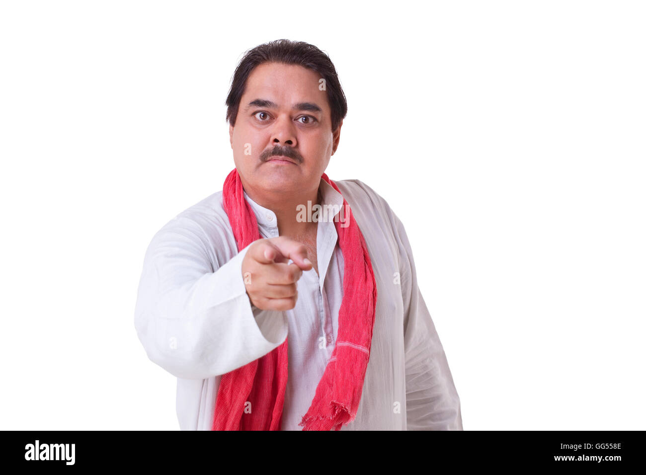 Portrait of angry mature politician Stock Photo - Alamy