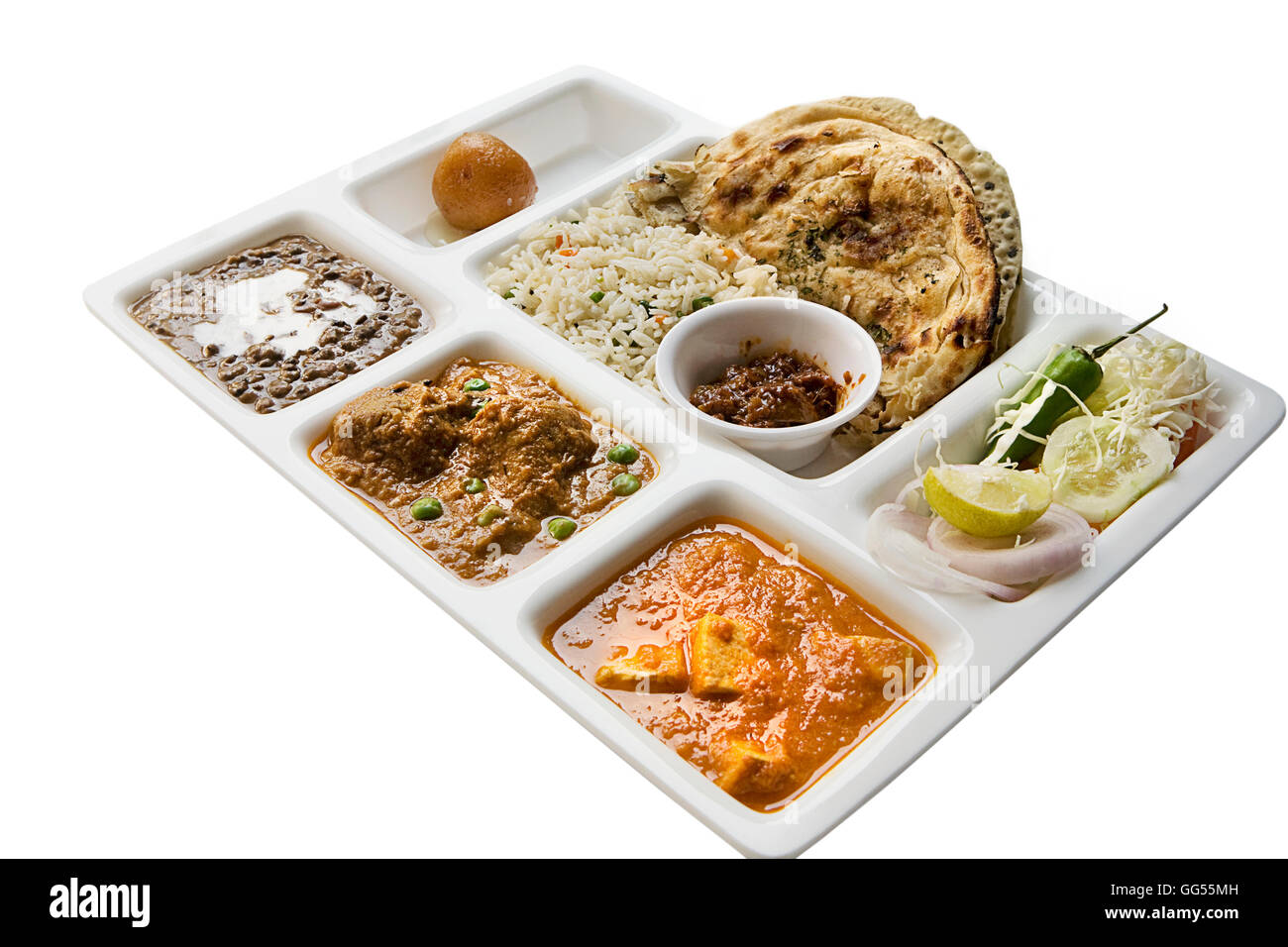 Lunch Thali High Resolution Stock Photography and Images - Alamy