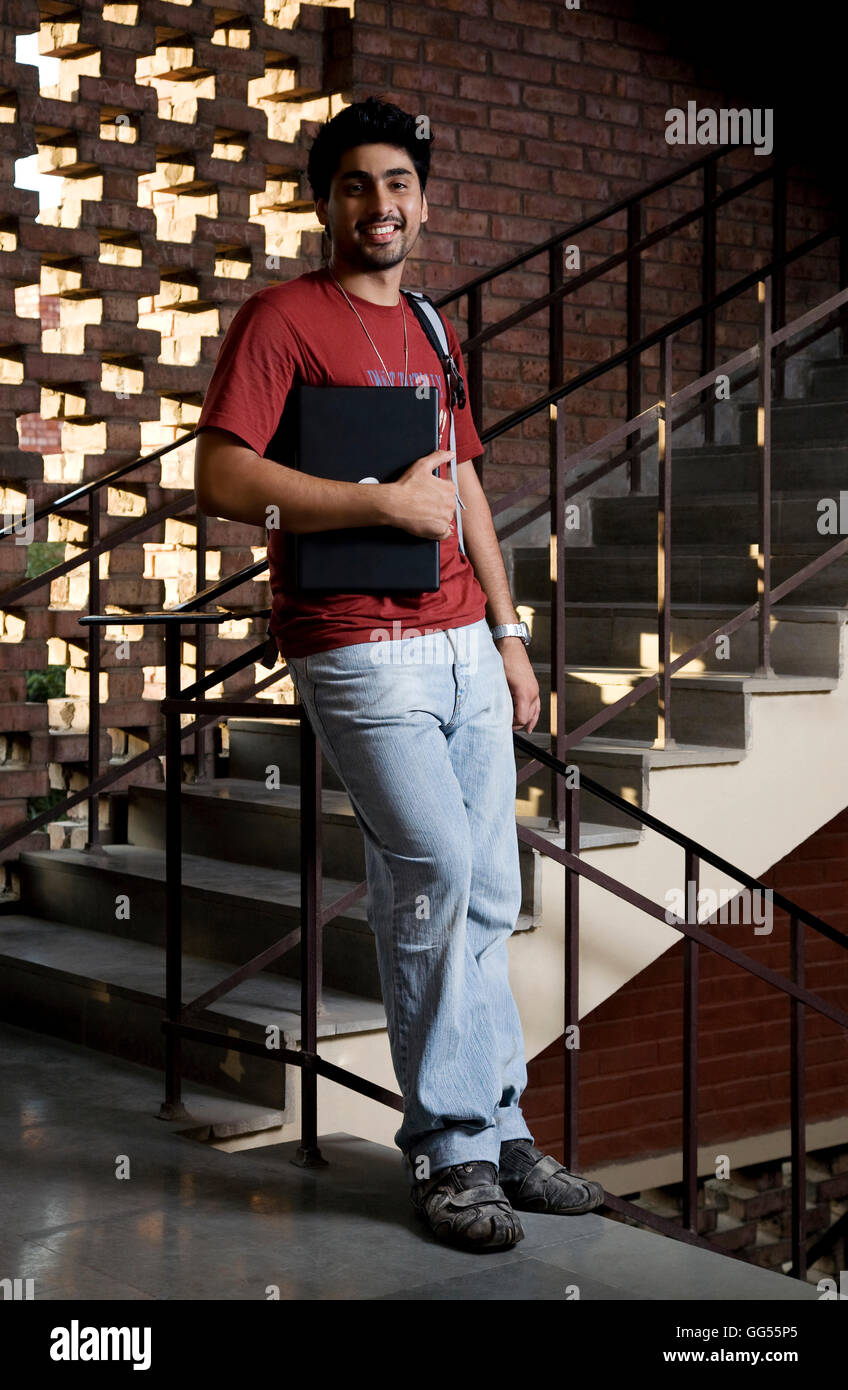 Portrait of a college student Stock Photo - Alamy