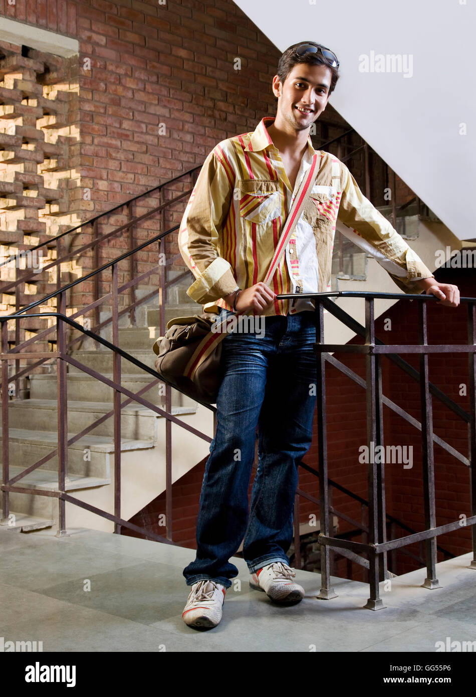 Portrait of a college student Stock Photo - Alamy