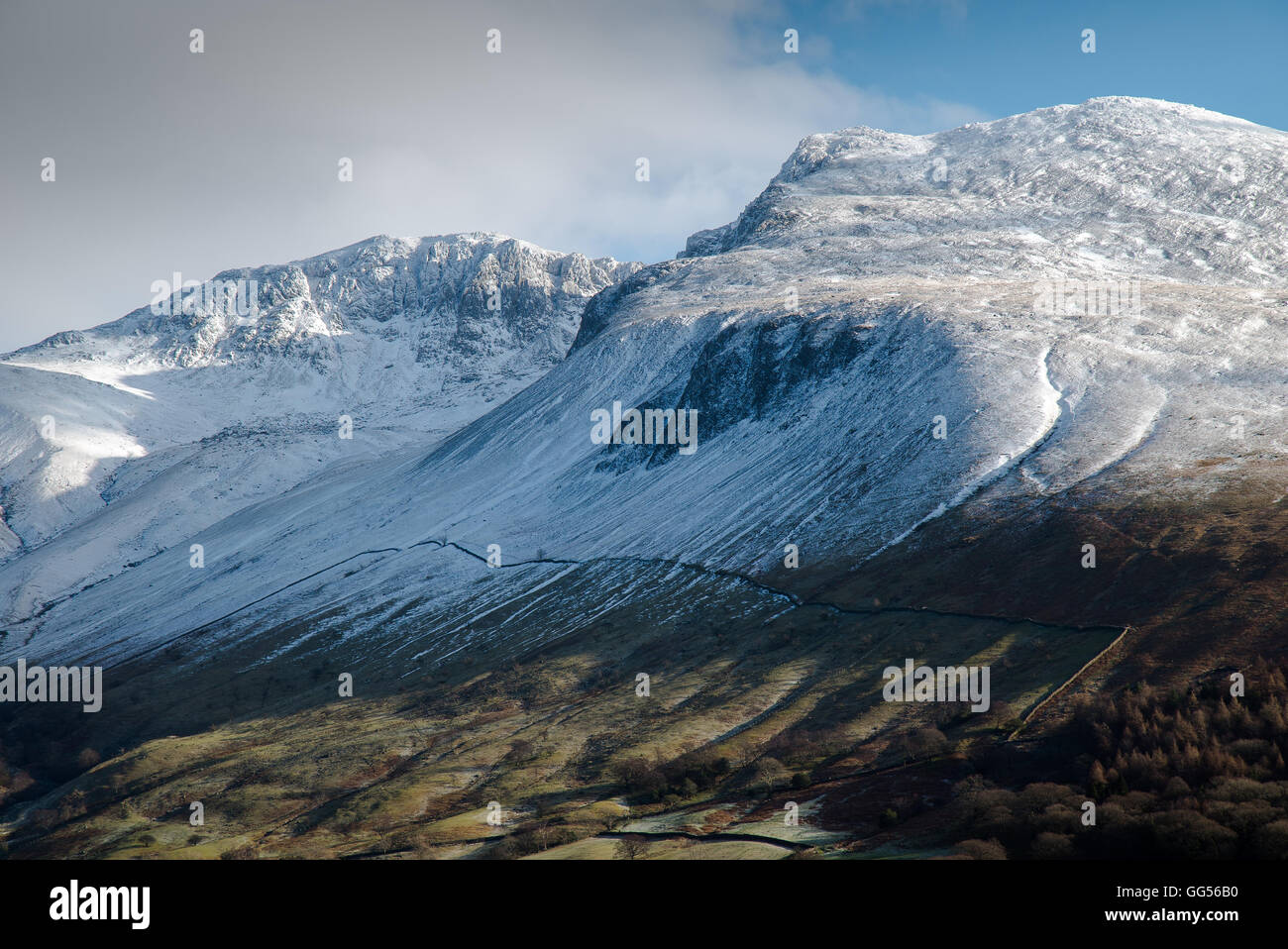 England's highest peak, Scafell Pike Stock Photo - Alamy