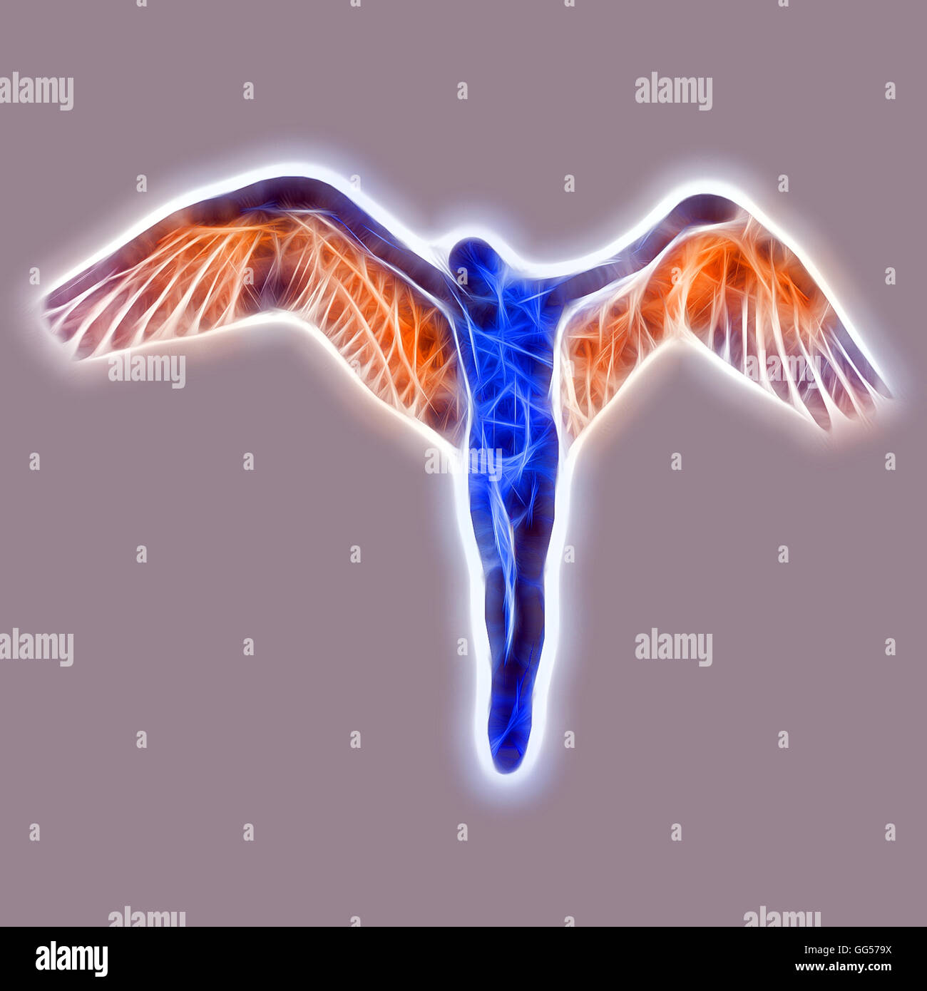 Angel wings rainbow hi-res stock photography and images - Alamy