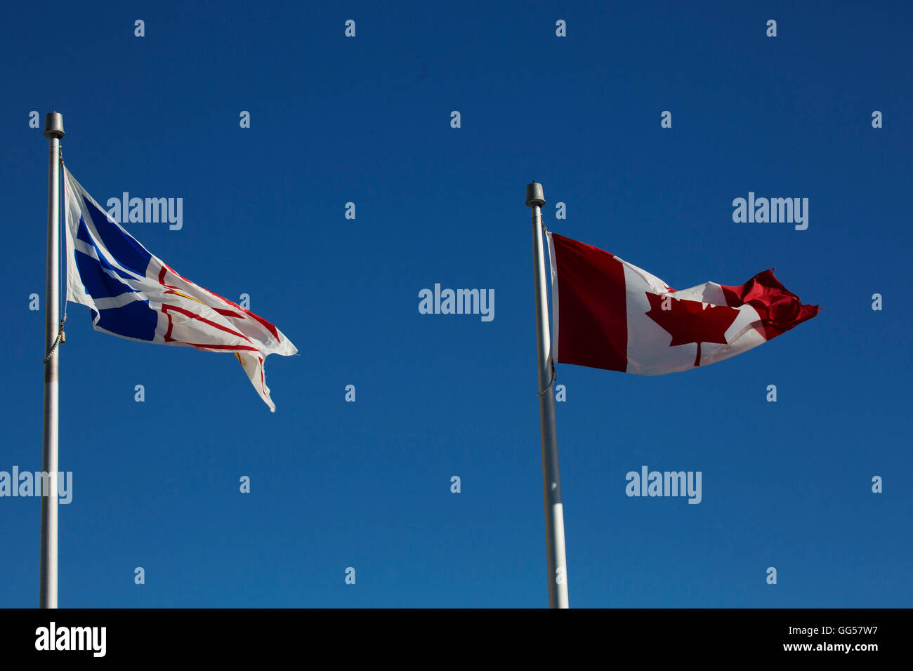 Newfoundland flag hi-res stock photography and images - Alamy