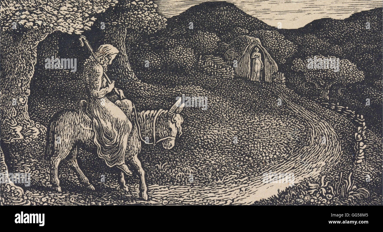 Edward Calvert - The Return Home Stock Photo - Alamy